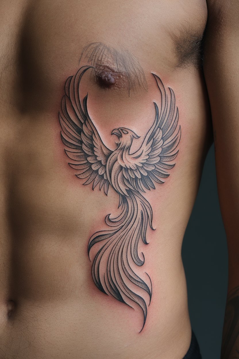 15 Fine Line Phoenix Tattoo Ideas That Inspire Creativity – inkspiredtattoos.com