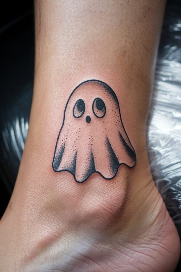 20 Small Spooky Tattoos Every Ghost Lover Will Adore – inkspiredtattoos.com