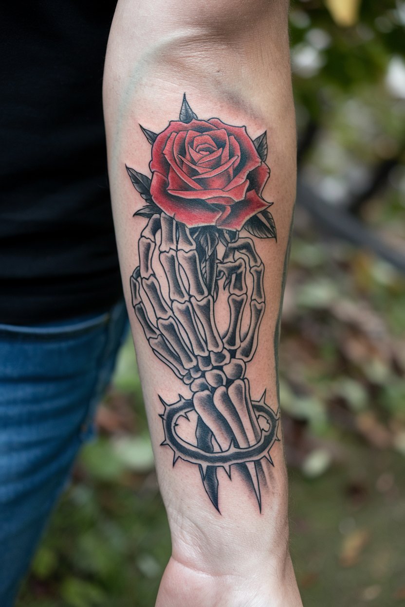 10 Gothic Forearm Tattoo Ideas For Your Inspirations ...