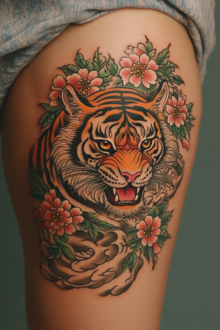 20 Japanese Tiger Tattoo Ideas For Women! – inkspiredtattoos.com