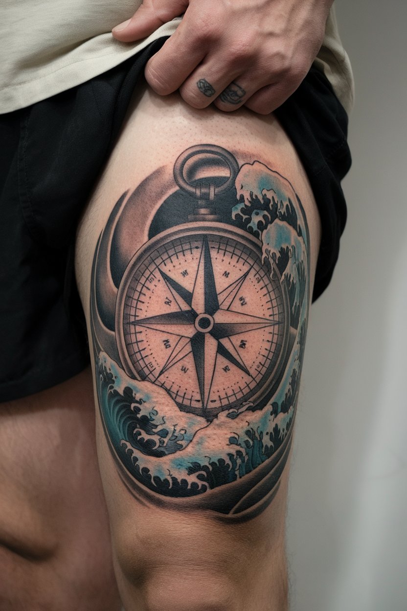20 Beach Tattoos for Men Perfect for Coastal Style – inkspiredtattoos.com