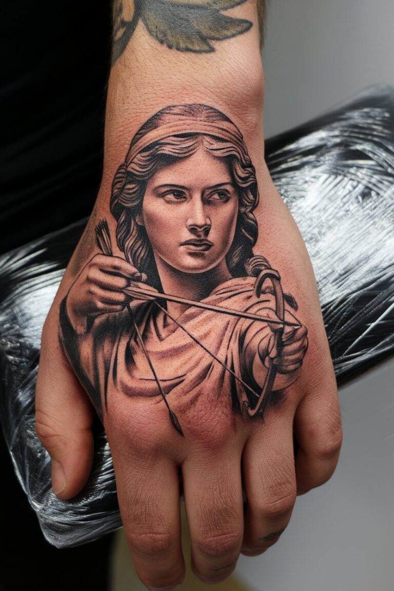 20 Artemis Tattoo Ideas That Celebrate the Greek Goddess ...