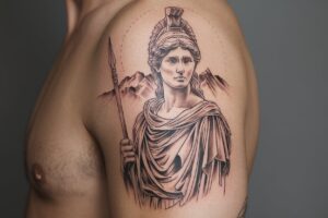 20 Athena Tattoo Ideas That Showcase Wisdom and Strength ...