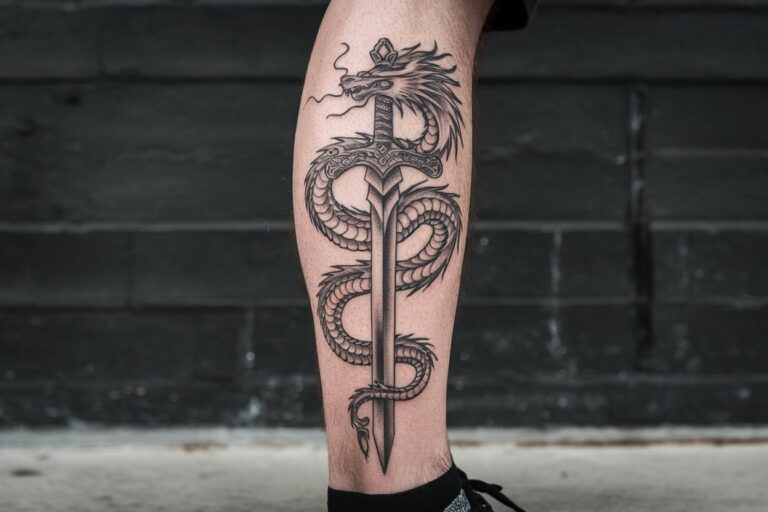 18 Fine Line Dragon Tattoos That Embody Elegance and Power ...