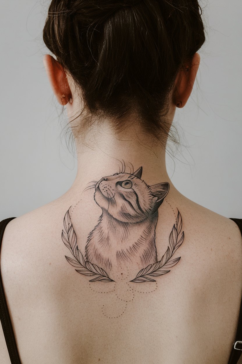 20 Simple Cat Tattoo Inspirations for Your Next Ink – inkspiredtattoos.com