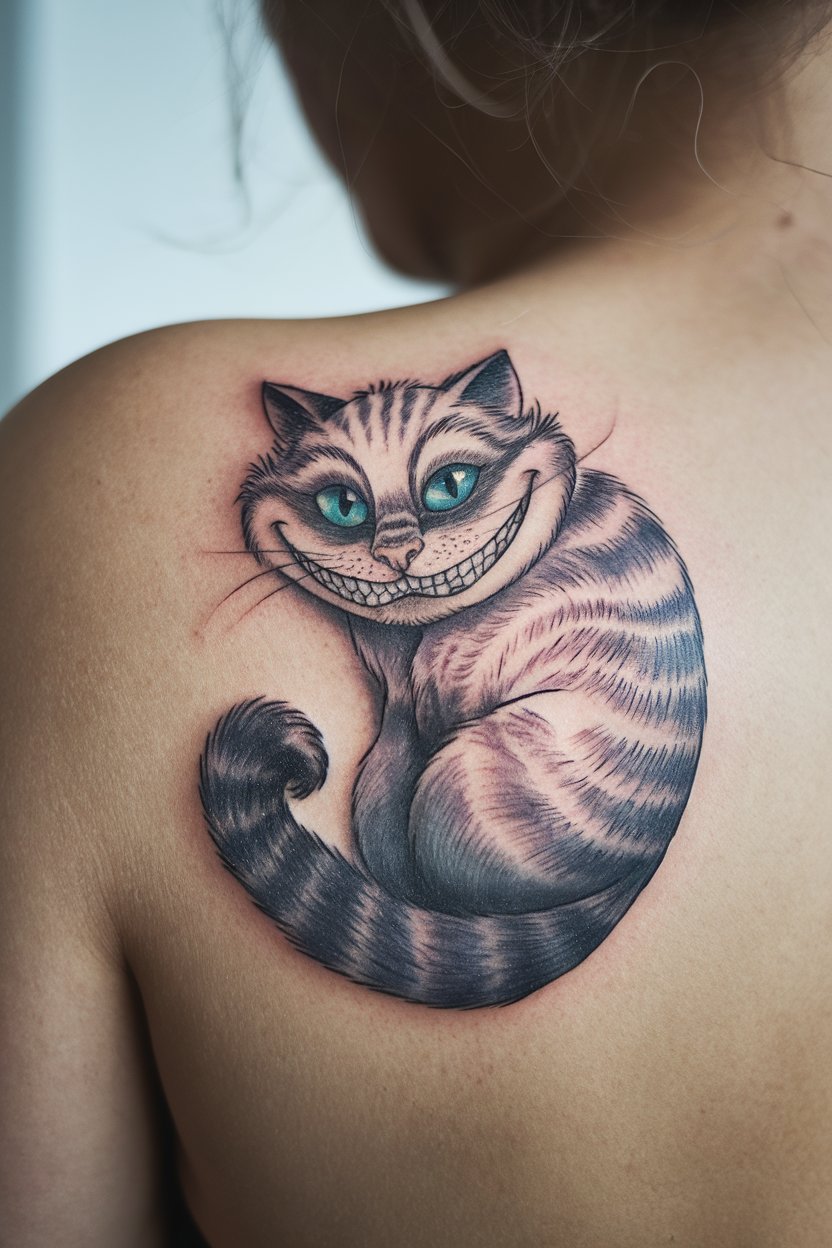 20 Cheshire Cat Tattoo Ideas For Unique Ink Inspiration