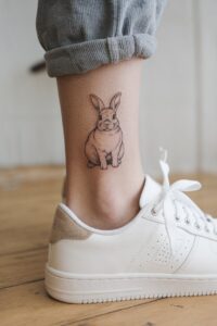 18 Small Bunny Tattoo Ideas That Are Simple and Cute – inkspiredtattoos.com