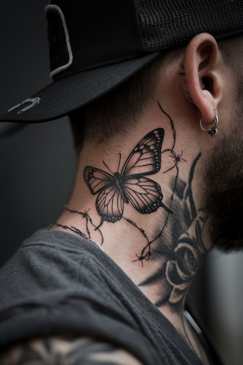 19 Butterfly Tattoo Ideas for Men That Stand Out Boldly ...