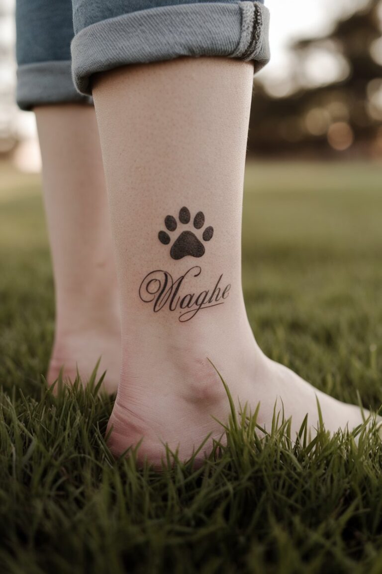 15 Cat Memorial Tattoo Ideas That Honor Your Feline Friend ...